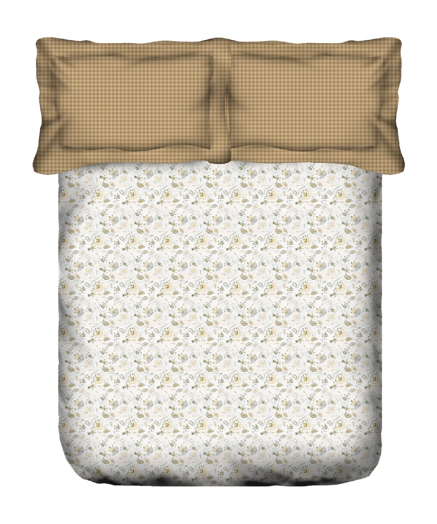 Aroma King Bedsheet Set,Vanilla Fudge|180 TC Cotton|2 Pillow Covers ...